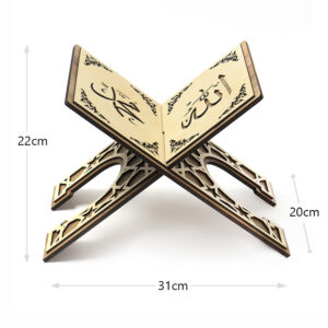 Islamic Foldable Wooden Book Stand – Rayane's Beautiful Homes
